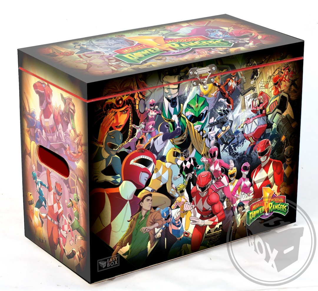 Power Rangers - Large Comic Book Hard Box Chest MDF - Etsy