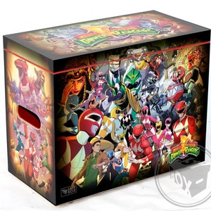 Power Rangers - Large Comic Book Hard Box Chest MDF - Etsy