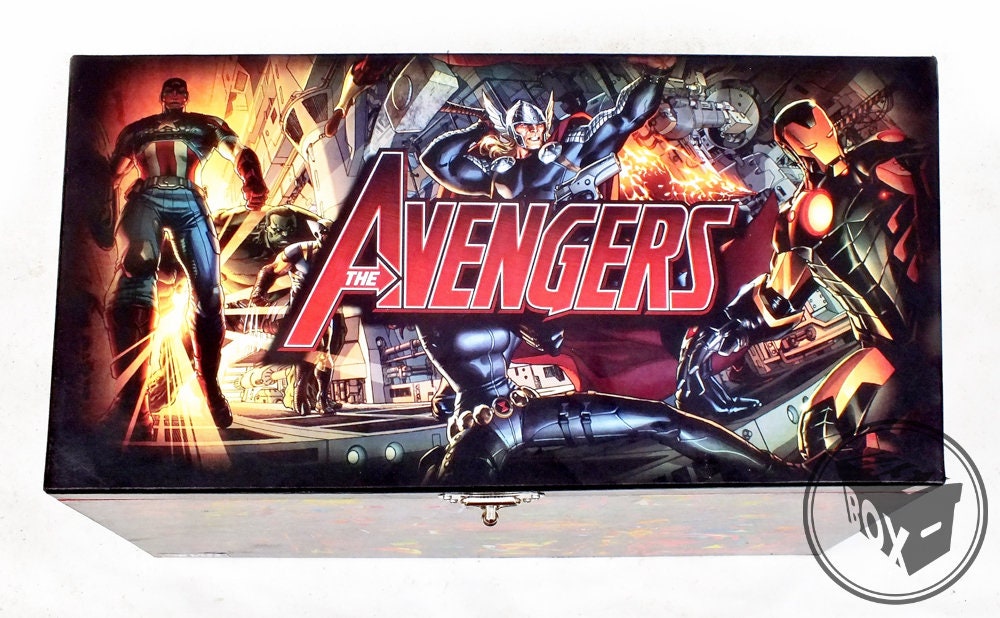 Avengers Large Comic Book Hard Storage Box Chest MDF - Etsy