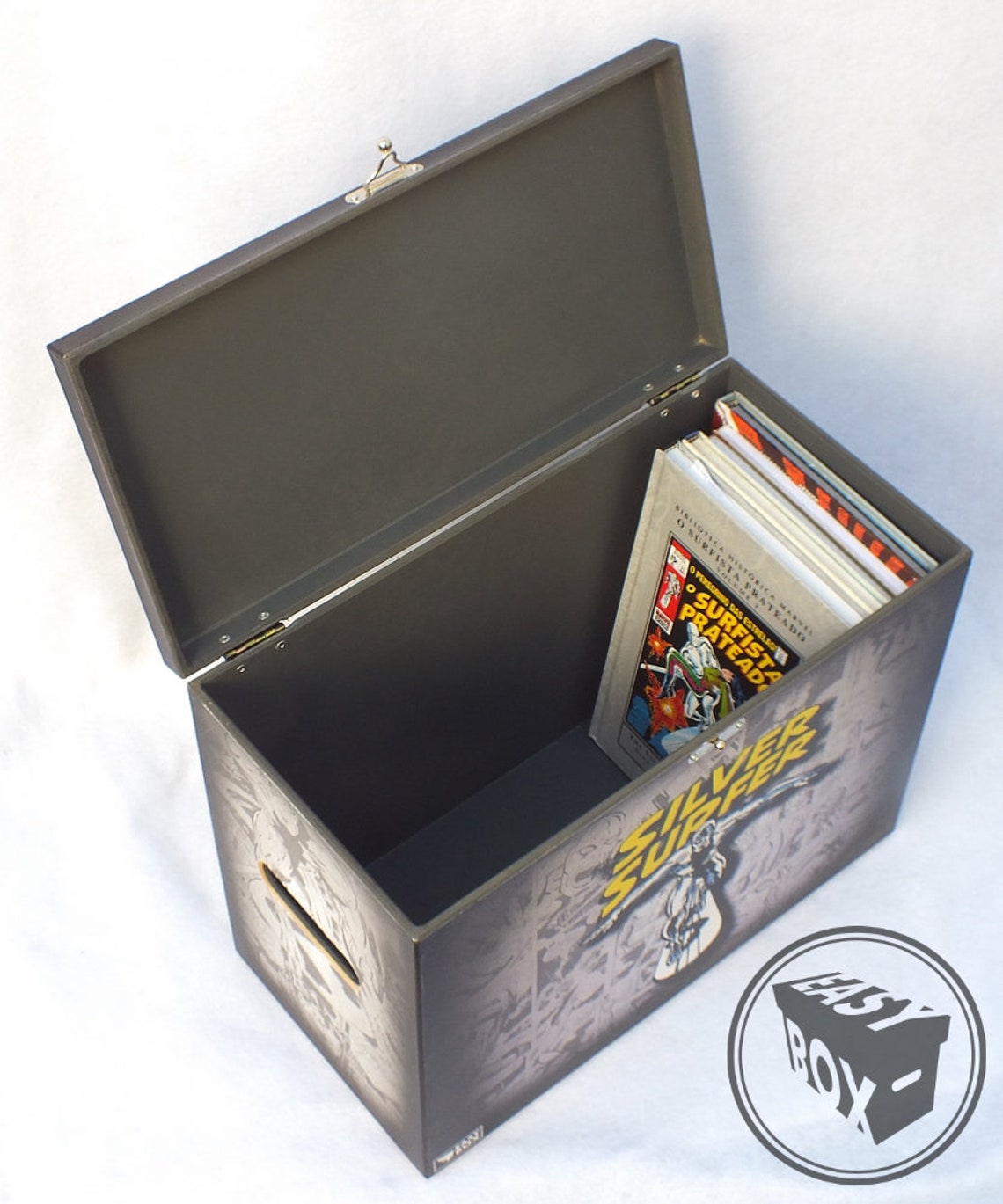 Large Comic Book Hard Box Chest MDF the Silver Surfer - Etsy