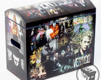 Large Comic Book Hard Storage Box Chest MDF Marvel Comics - Etsy