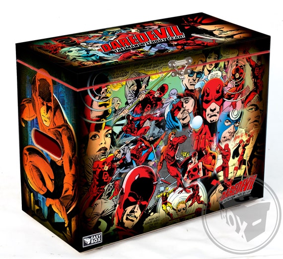 Daredevil Large Comic Book Hard Box Chest MDF | Etsy