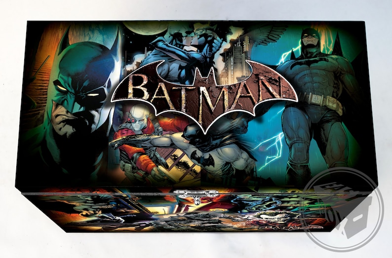 Batman Large Comic Book Hard Box Chest MDF - Etsy