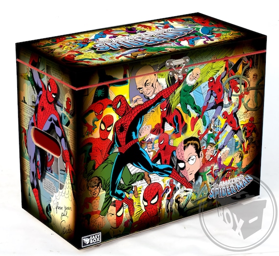 Spider Man by Steve Ditko Large Comic Book Hard Box Chest | Etsy