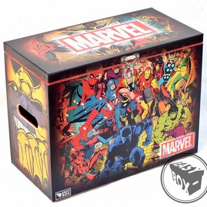 Marvel Classics Large Comic Book Hard Box Chest MDF - Etsy