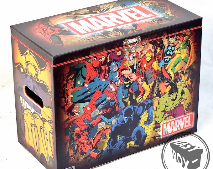 Marvel Classics Large Comic Book Hard Box Chest MDF - Etsy