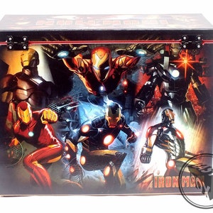 Iron Man - Large Comic Book Hard Storage Box Chest MDF - Etsy