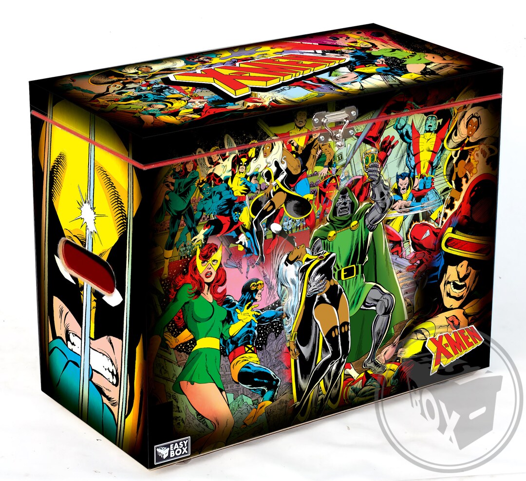 Large Comic Book Hard Box Chest MDF Uncanny X-men - John Byrne - Etsy