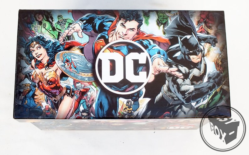 Large Comic Book Hard Box MDF DC REBIRTH - Etsy