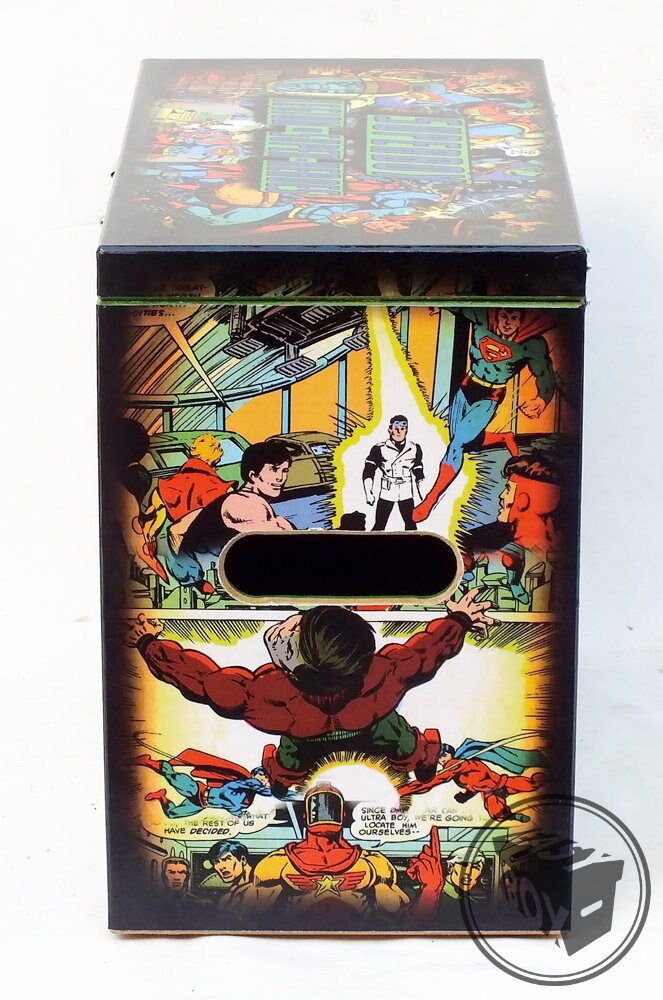 Large Comic Book Hard Box Chest MDF Legion of Super Heroes - Etsy