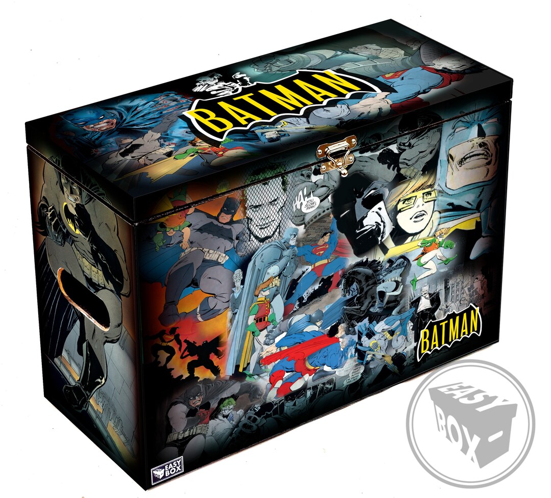 Batman: the Dark Knight - Large Comic Book Hard Box Chest MDF - Etsy