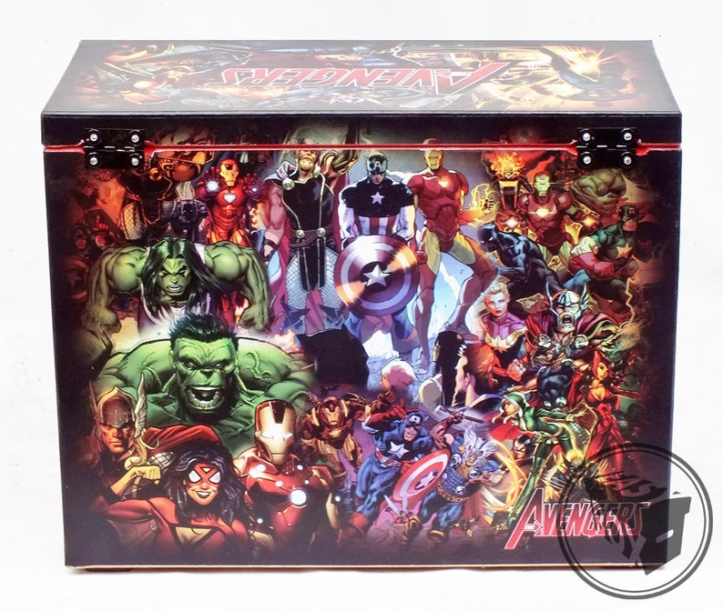 Avengers - Large Comic Book Hard Storage Box Chest MDF - Etsy