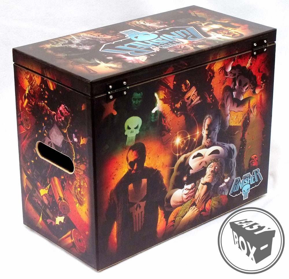 Punisher Large Comic Book Hard Box Chest MDF - Etsy