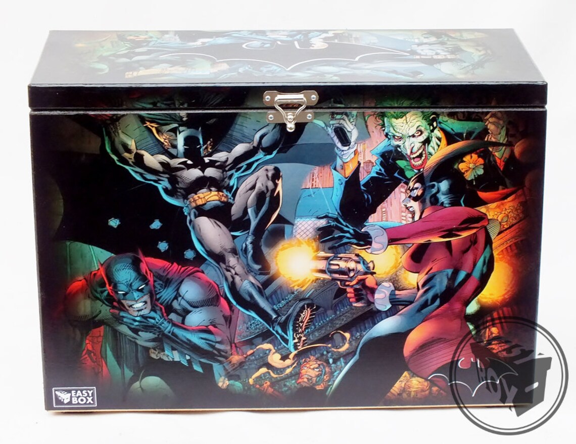 Large Comic Book Hard Storage Box Chest MDF Batman Hush - Etsy