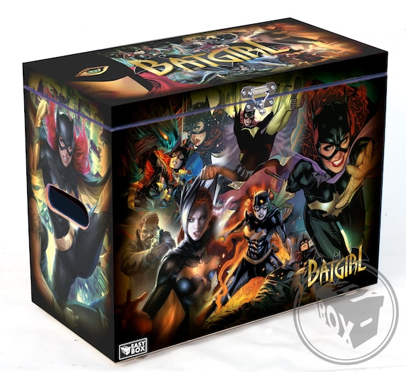 Batgirl barbara Gordon Large Comic Book Hard Box Chest MDF | Etsy