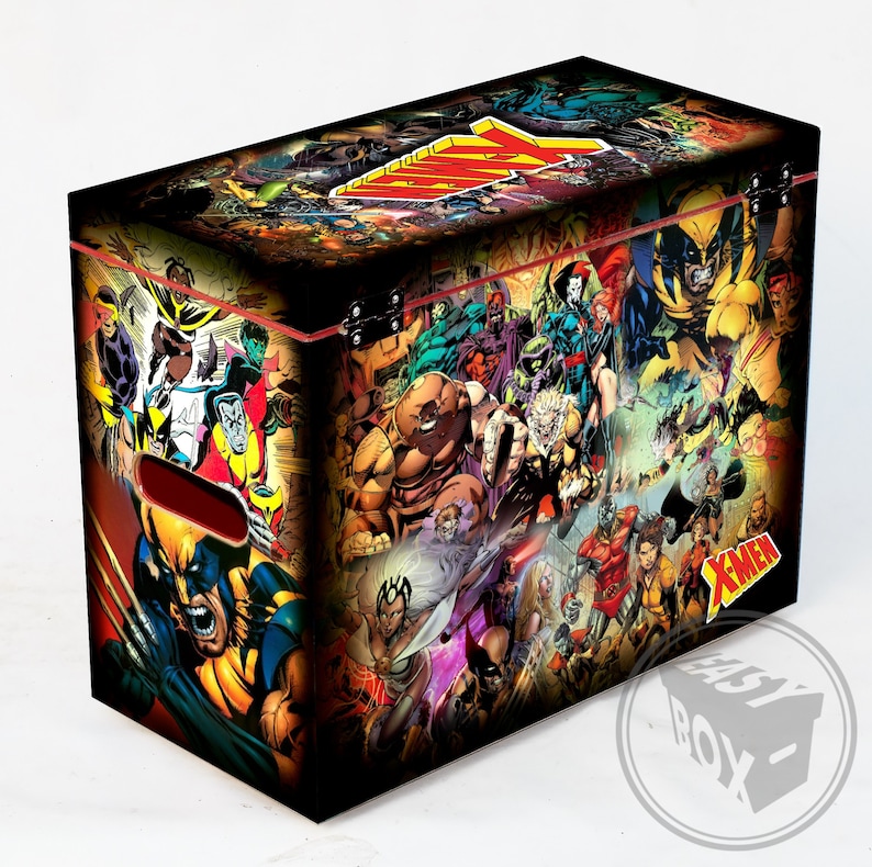 X-men - Large Comic Book Hard Box Chest MDF - Etsy