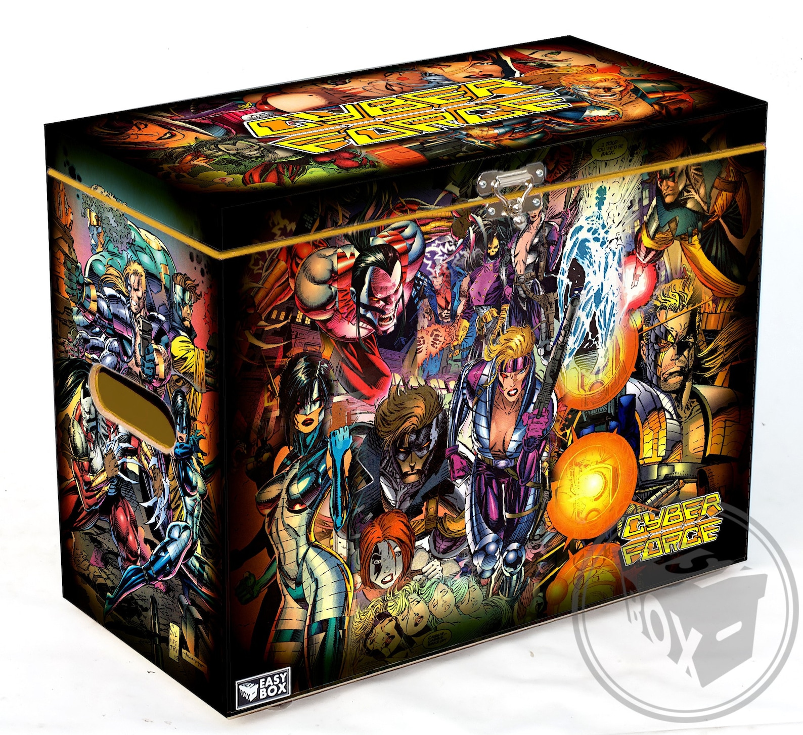 Cyber Force Large Comic Book Hard Box Chest MDF - Etsy