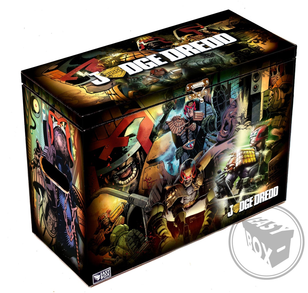 Judge Dredd - Large Comic Book Magazine Hard Box Chest MDF - Etsy