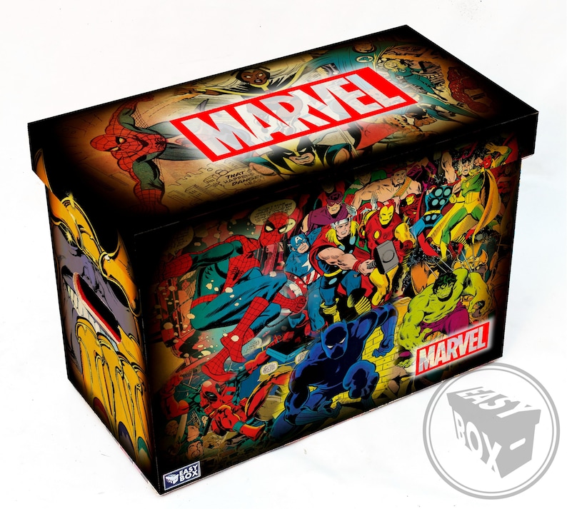 Marvel Classics Large Comic Book Hard Box MDF - Etsy