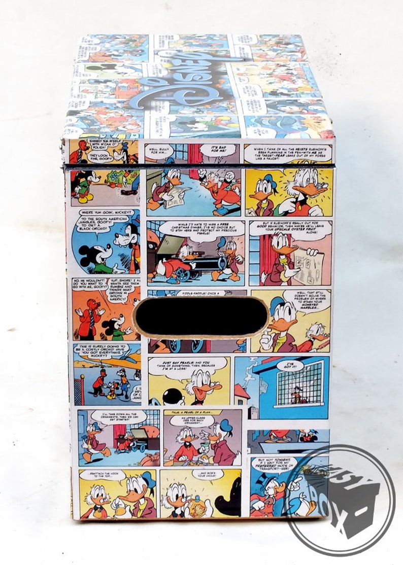 Large Comic Book Hard Storage Box Chest MDF Disney - Etsy