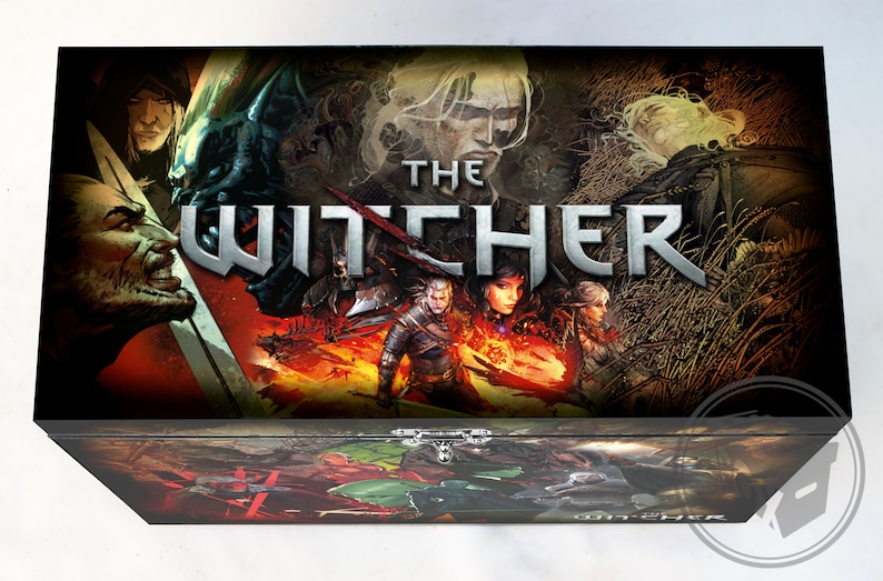 The Witcher - Large Comic Book Hard Box Chest MDF - Etsy