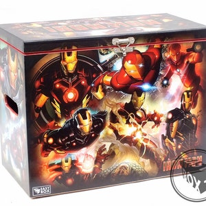 Iron Man - Large Comic Book Hard Storage Box Chest MDF - Etsy