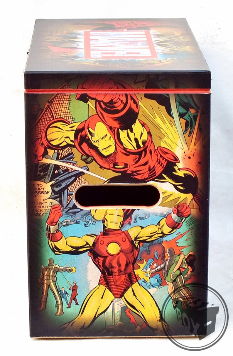 Marvel Large Comic Book Hard Box Chest MDF | Etsy