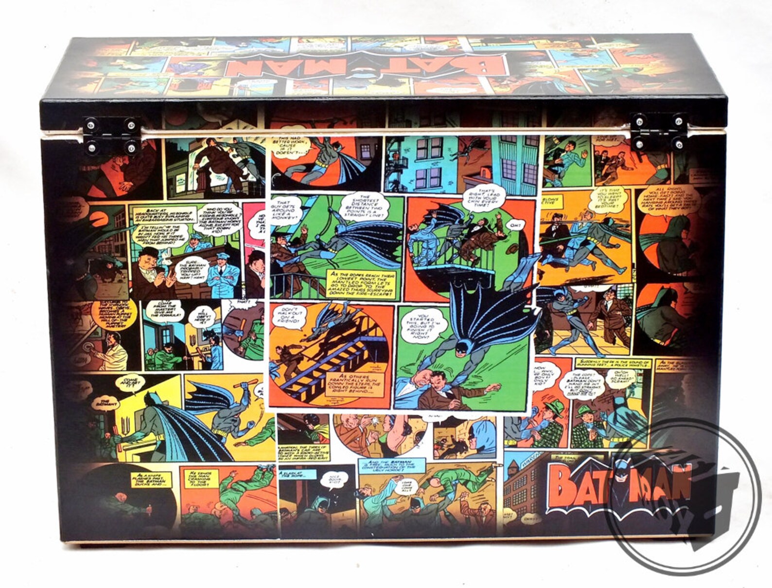 Large Comic Book Hard Storage Box Chest MDF Batman 40's - Etsy