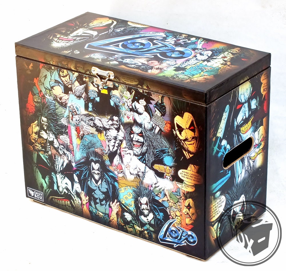 Home & Living The Warlord Large Comic Book Hard Box Chest MDF Storage ...