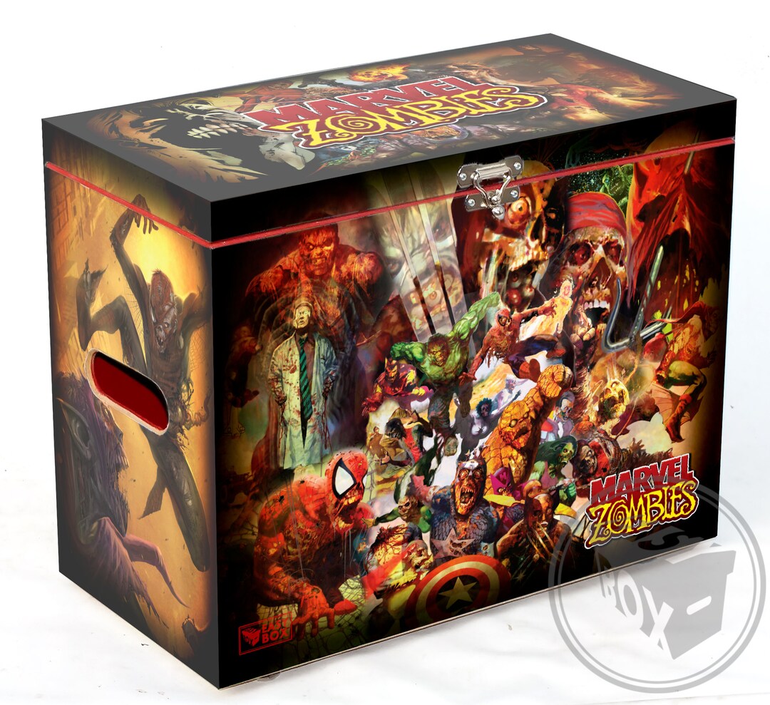 Marvel Zombies - Large Comic Book Hard Box Chest MDF - Etsy
