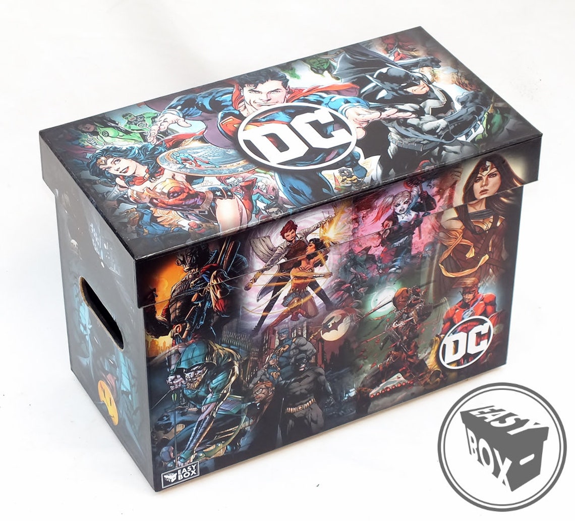 Large Comic Book Hard Box MDF DC REBIRTH - Etsy