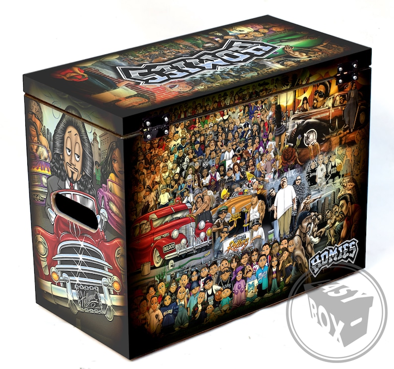 Homies Large Comic Book Hard Box Chest MDF - Etsy