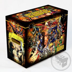 Cyber Force - Large Comic Book Hard Box Chest MDF - Etsy