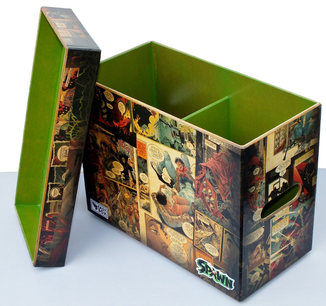 Large Comic Book Hard Box Storage MDF Spawn | Etsy