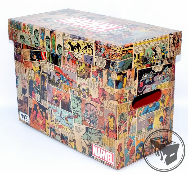Large Comic Book Hard Box MDF Marvel - Etsy