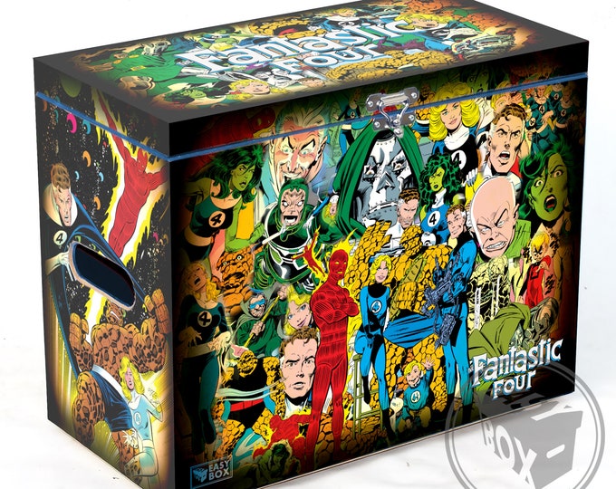 Fantastic Four 80's Large Comic Book Hard Box Chest MDF - Etsy