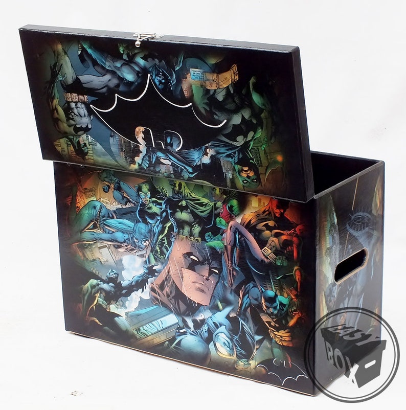 Large Comic Book Hard Storage Box Chest MDF Batman Hush - Etsy