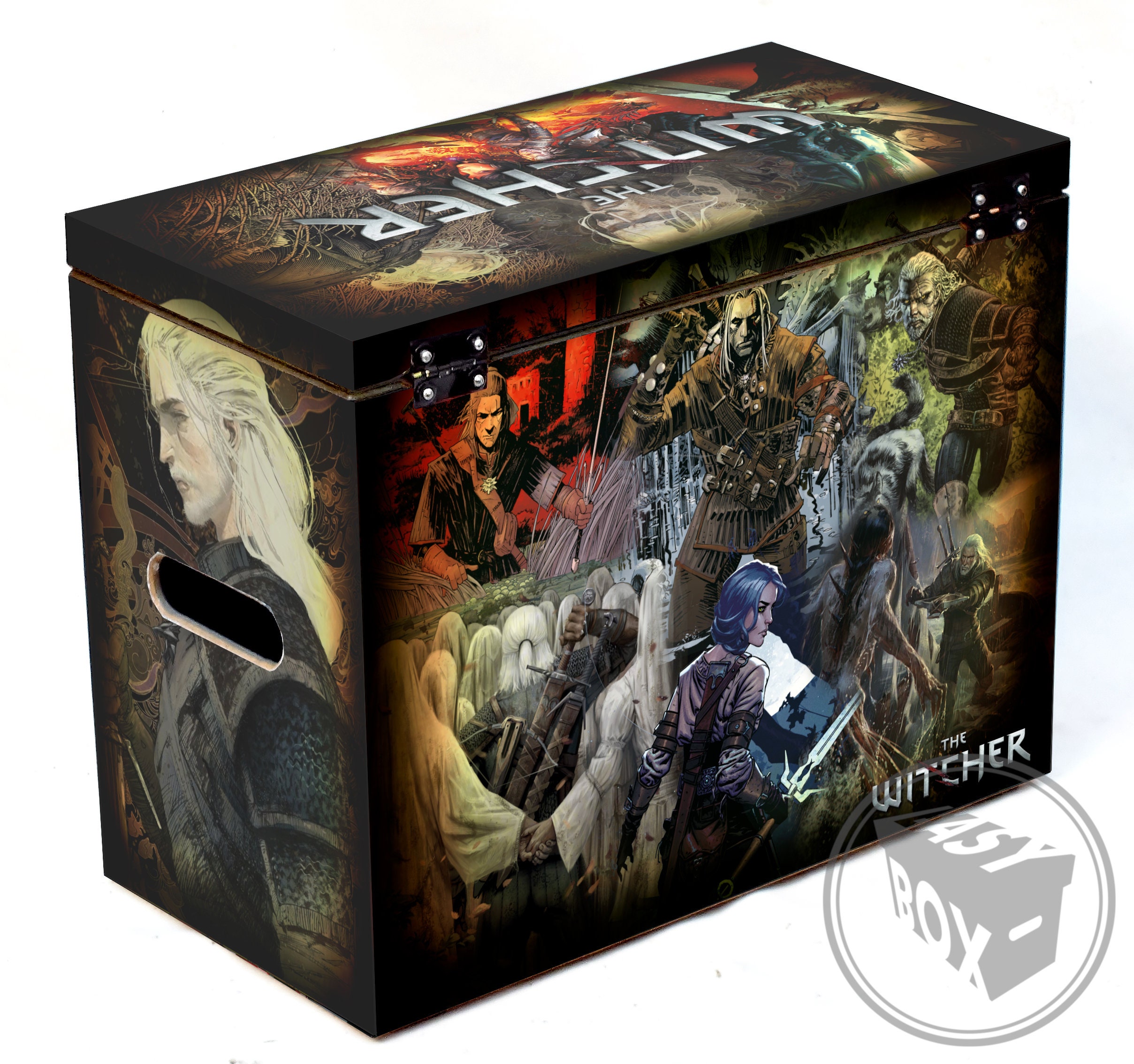 The Witcher - Large Comic Book Hard Box Chest MDF - Etsy