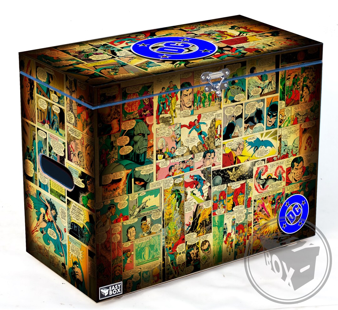 Large Comic Book Hard Box MDF DC Comics - Classics - Etsy