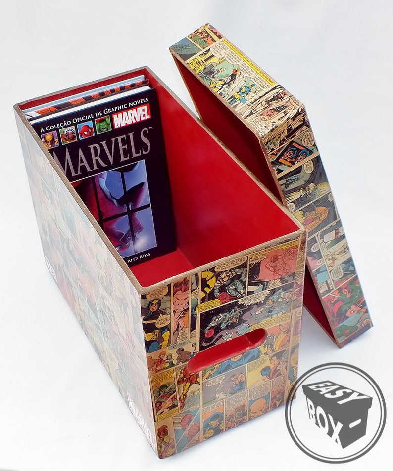 Large Comic Book Hard Box MDF Marvel - Etsy