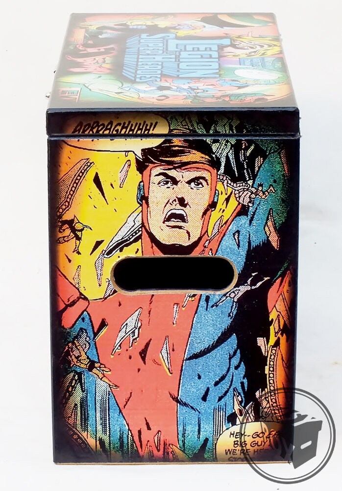 Large Comic Book Hard Box Chest MDF Legion of Super Heroes 2 - Etsy