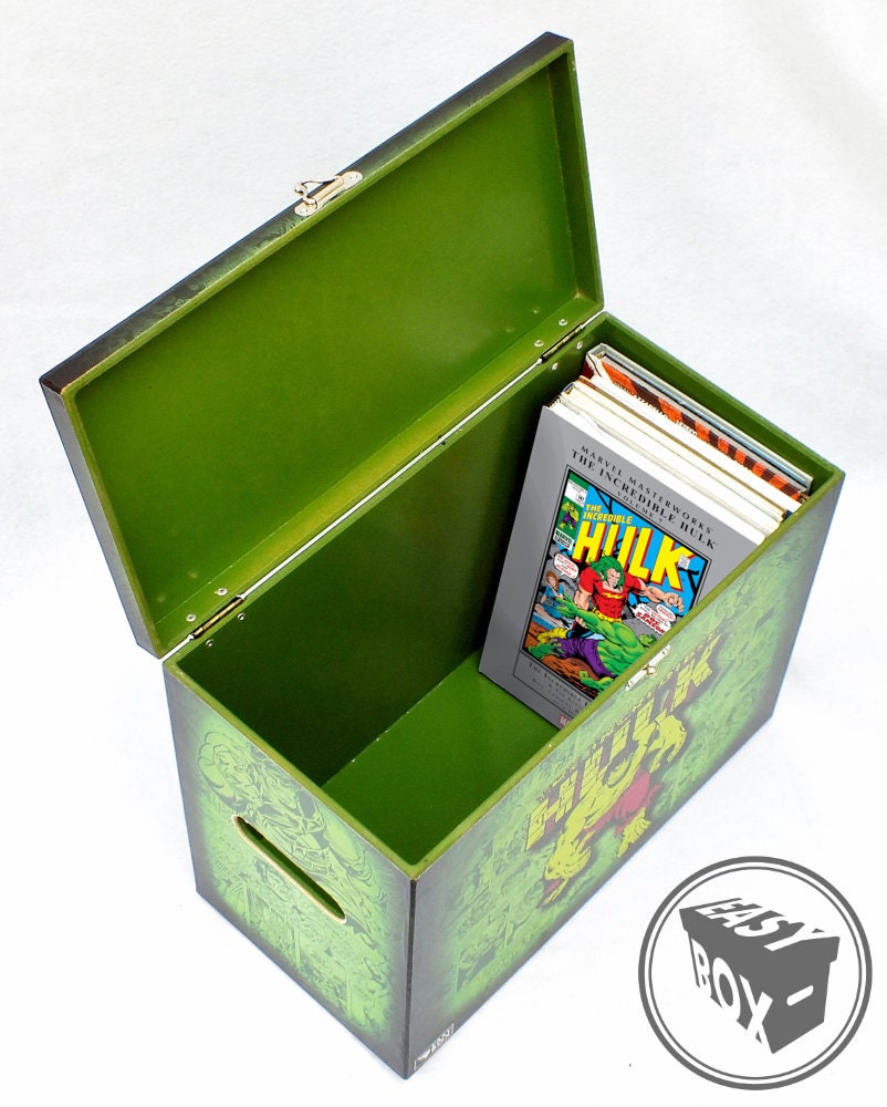 Hulk - Large Comic Book Hard Box Chest MDF - Etsy