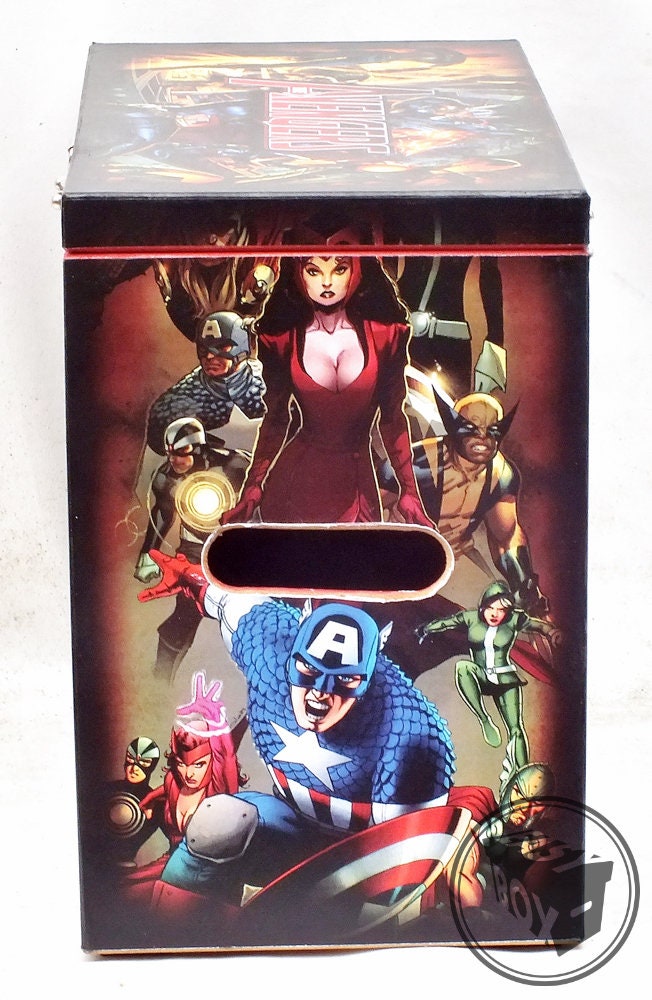Avengers - Large Comic Book Hard Storage Box Chest MDF - Etsy