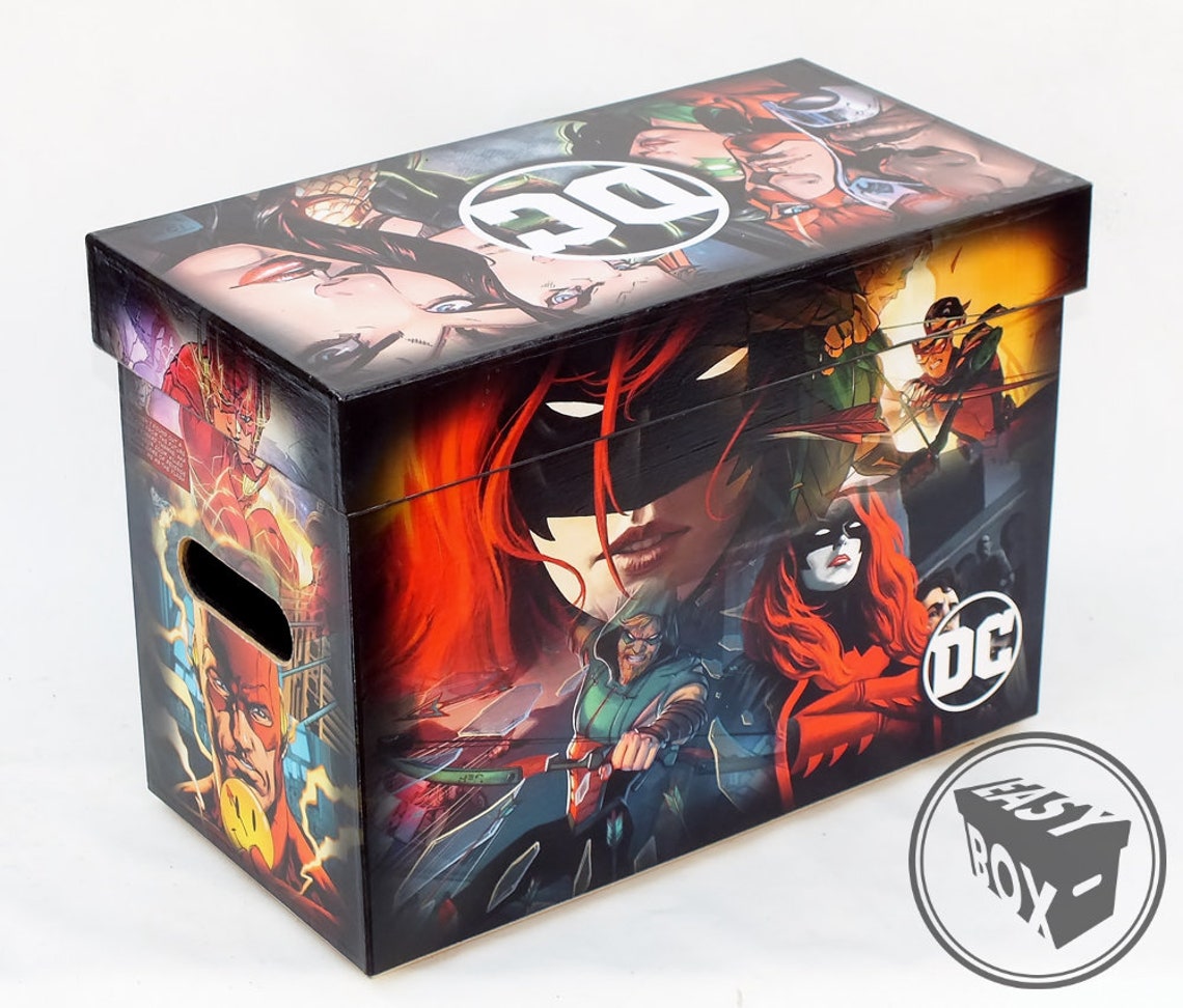 Large Comic Book Hard Box MDF DC REBIRTH 2 - Etsy