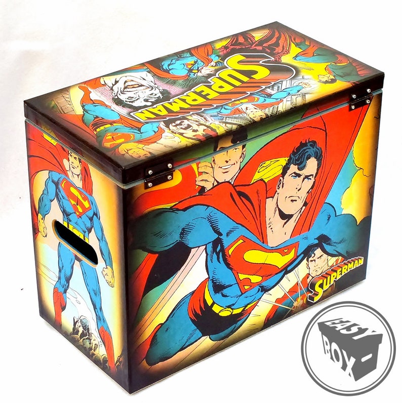 Superman by John Byrne Large Comic Book Hard Box Chest MDF - Etsy