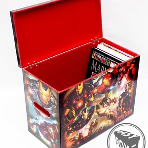 Iron Man - Large Comic Book Hard Storage Box Chest MDF - Etsy