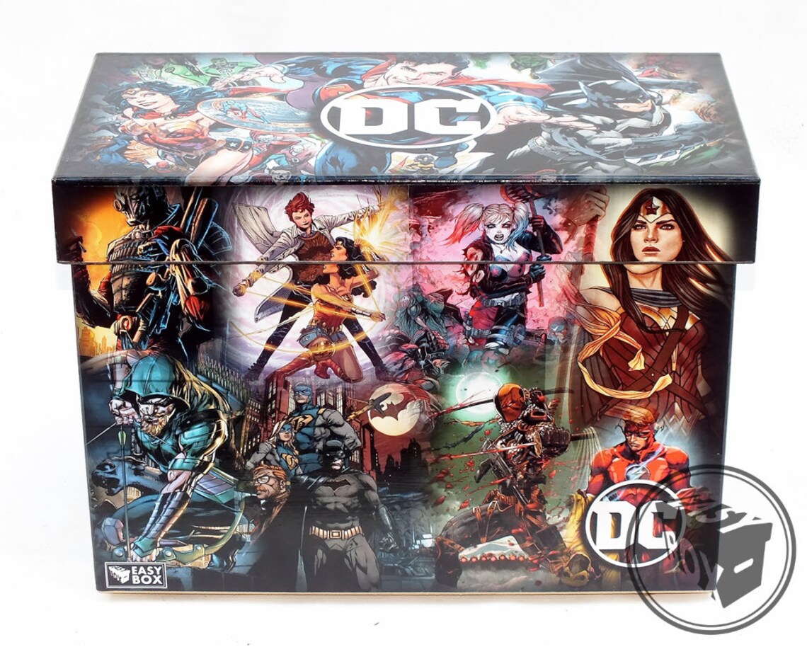 Large Comic Book Hard Box MDF DC REBIRTH - Etsy