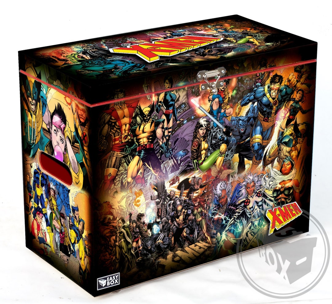 X-men - Large Comic Book Hard Box Chest MDF - Etsy