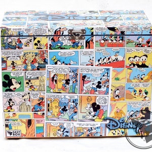 Large Comic Book Hard Storage Box Chest MDF Disney - Etsy