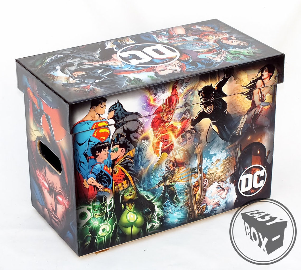 Large Comic Book Hard Box MDF DC REBIRTH - Etsy